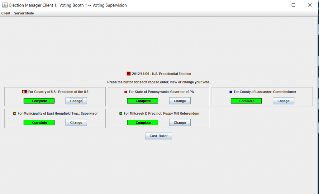 The Election Manager System – Roy Minet . Org