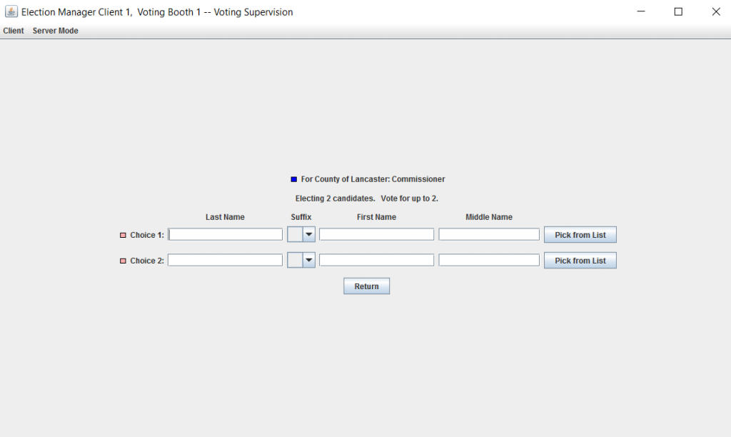 The Election Manager System – Roy Minet . Org